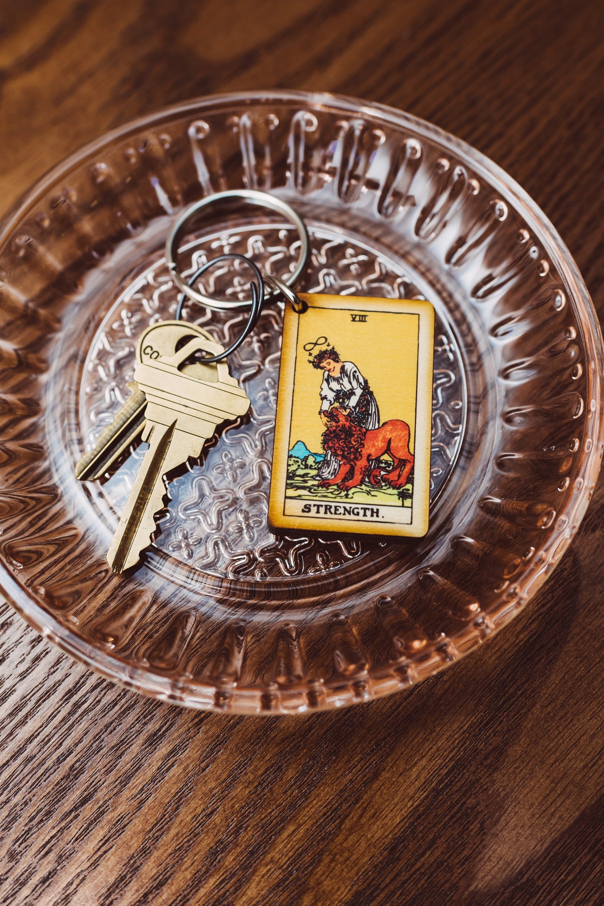 Strength Tarot Card Keychain – Most Amazing